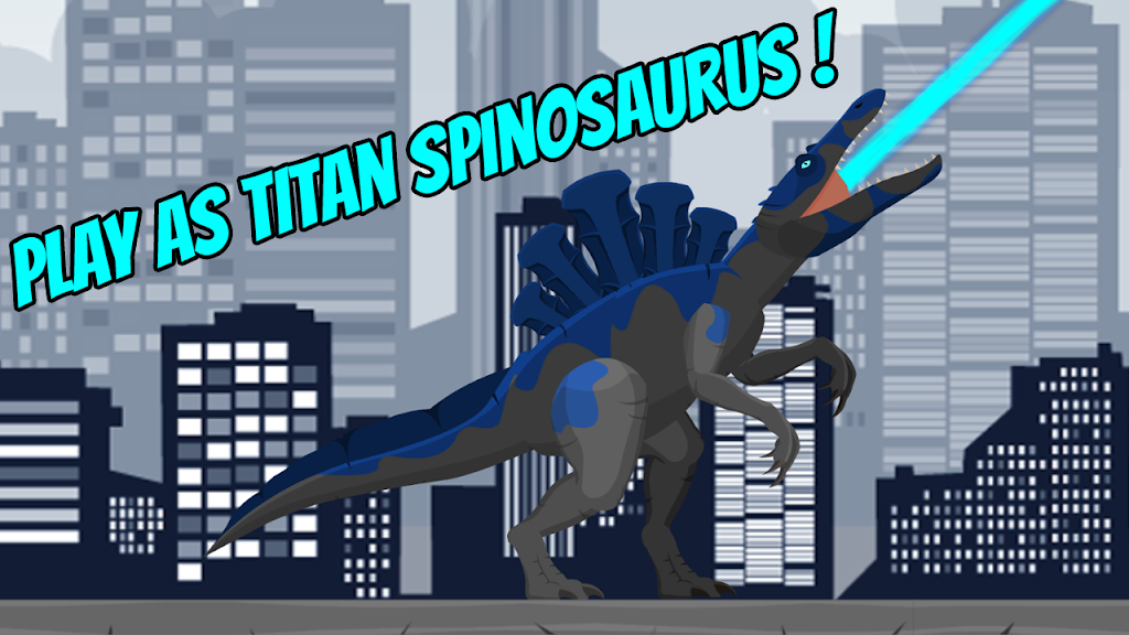 Hybrid Titan Spino Urban Rampage Mod Apk v0.3(Unlimited Resources) Download