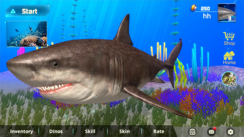 Megalodon Simulator Mod Apk v1.1.3(Speed Hack/No Ads) Download