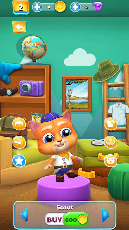 My Talking Cat Jack Mod Apk v1.1.7(Unlimited Resources) Download