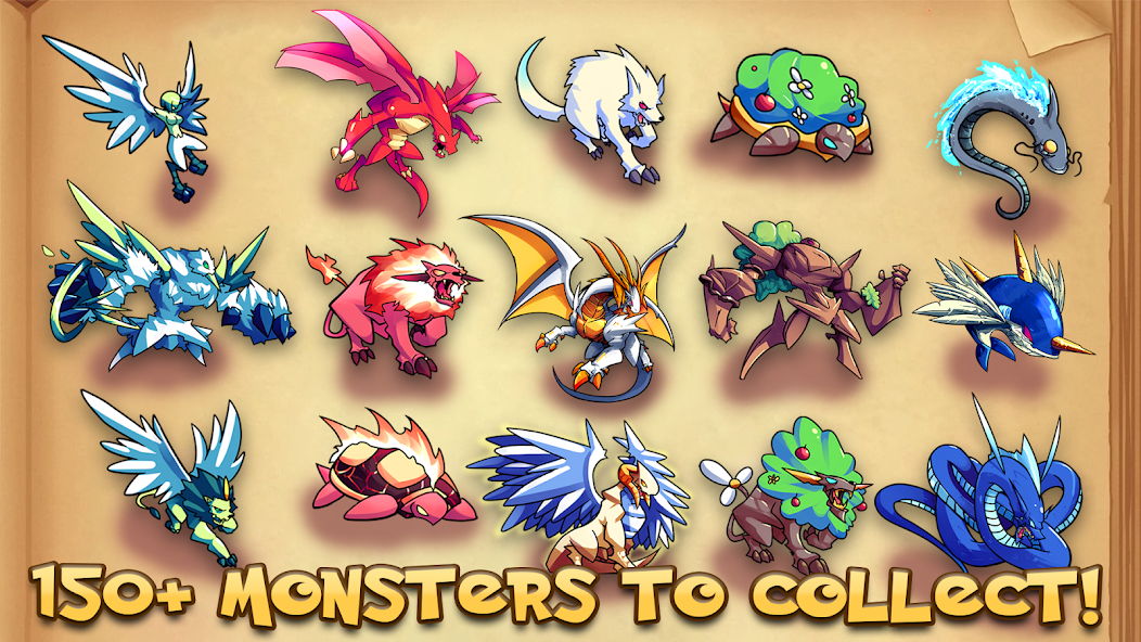 Monsters: Dragon Tamer Mod Apk v1.8.0(Speed Hack/No Ads) Download