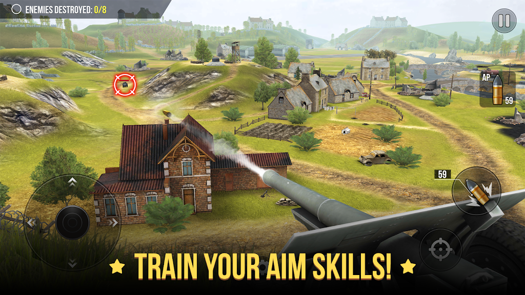 World of Artillery Cannon War Mod Apk v1.7.10(Speed Hack/No Ads) Download