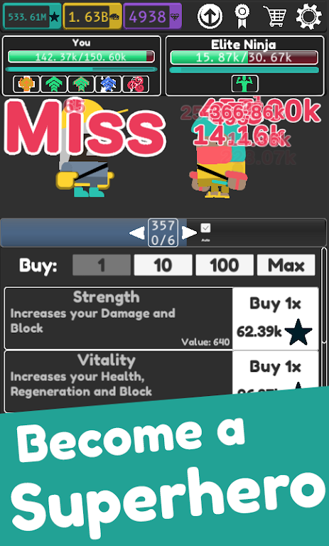 Idle Superpowers Mod Apk v1.2.6(Unlimited Resources/Free Shopping) Download