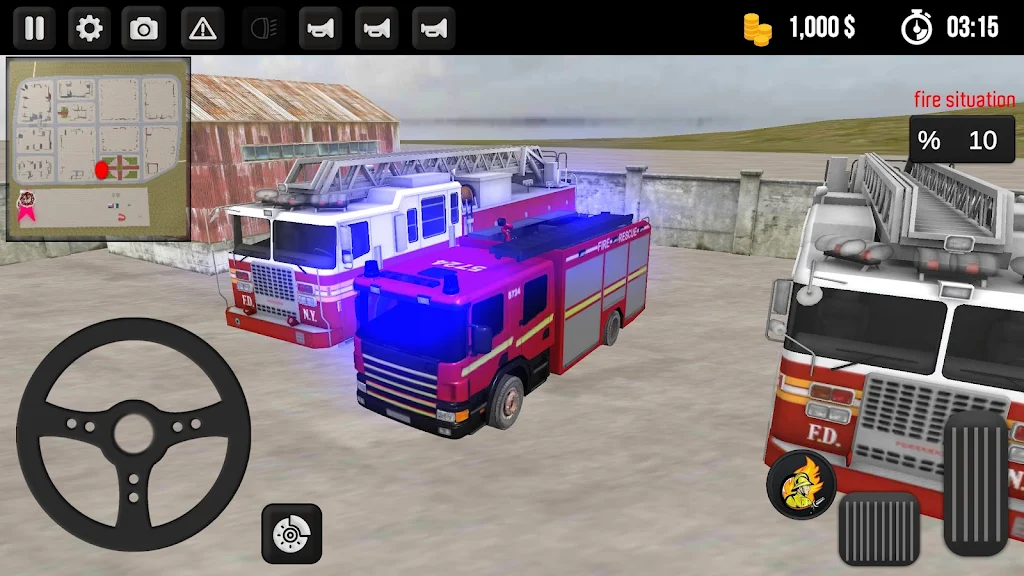Fire Truck Simulator Mod Apk v3.7(Unlimited Resources) Download