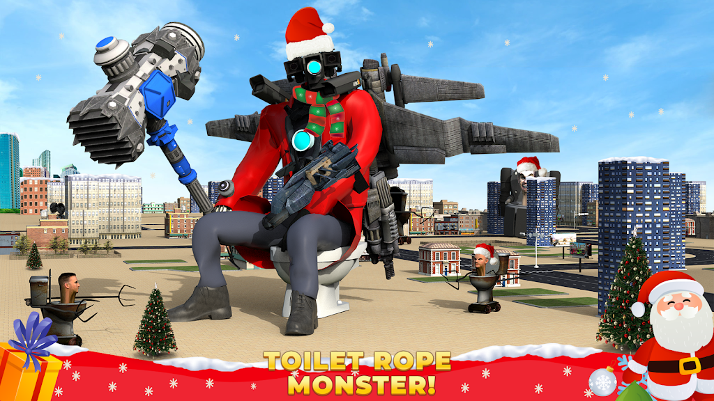 Toilet Rope Monster Game 3D Mod Apk v1.16(No Ads) Download