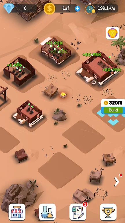 Idle Desert City Mod Apk v1.1.4(Unlimited Resources/No Ads Free Rewards) Download