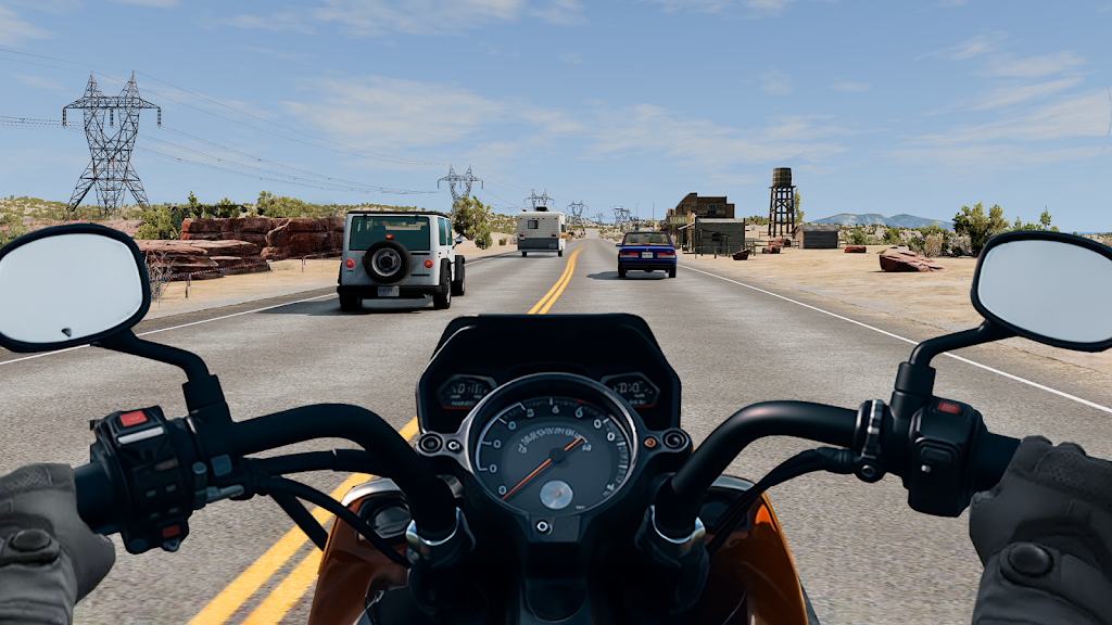 Moto Rider: Traffic Race Mod Apk v1.04(Speed Hack/No Ads) Download