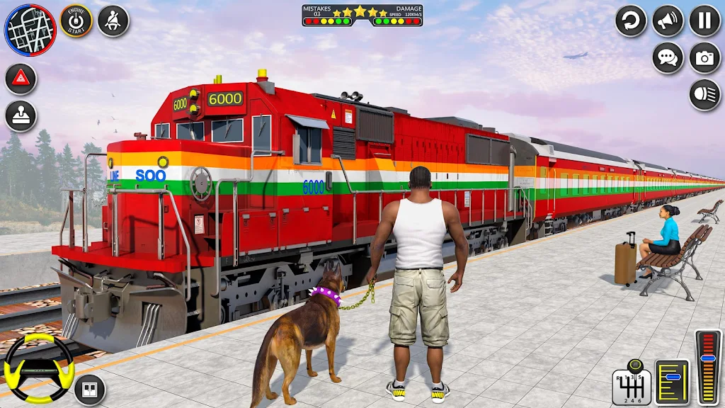 Railway Indian Train Simulator Mod Apk v1.3(Speed Hack/No Ads) Download