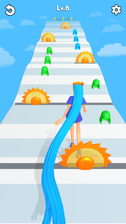 LongHair Girl Runner Hair 3D Mod Apk v1.17(Speed Hack/No Ads) Download
