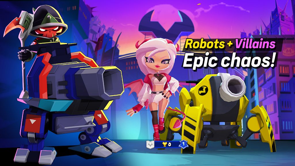 Villains: Robot Battle Royale Mod Apk v1.16.0(Speed Hack/No Ads) Download