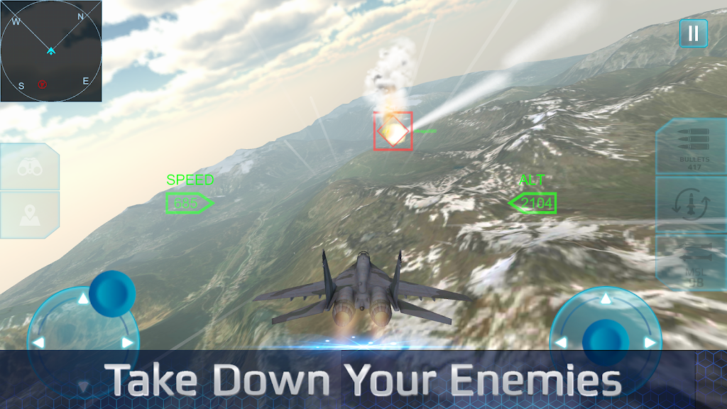 Modern Sky Combat: Fighter Jet Mod Apk v1.3.6(Speed Hack/No Ads) Download