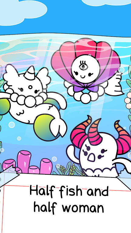 Mermaid Evolution: Merge Game Mod Apk v1.0.46(Speed Hack/No Ads) Download