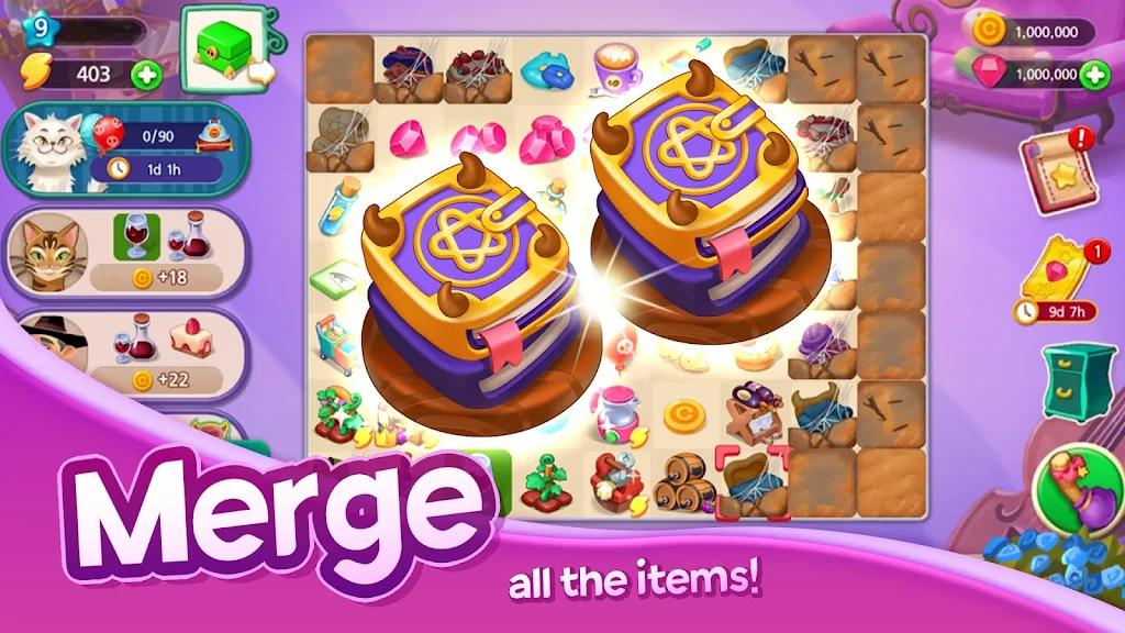 Merge Witch : Magic Story Mod Apk v53(Speed Hack/No Ads) Download