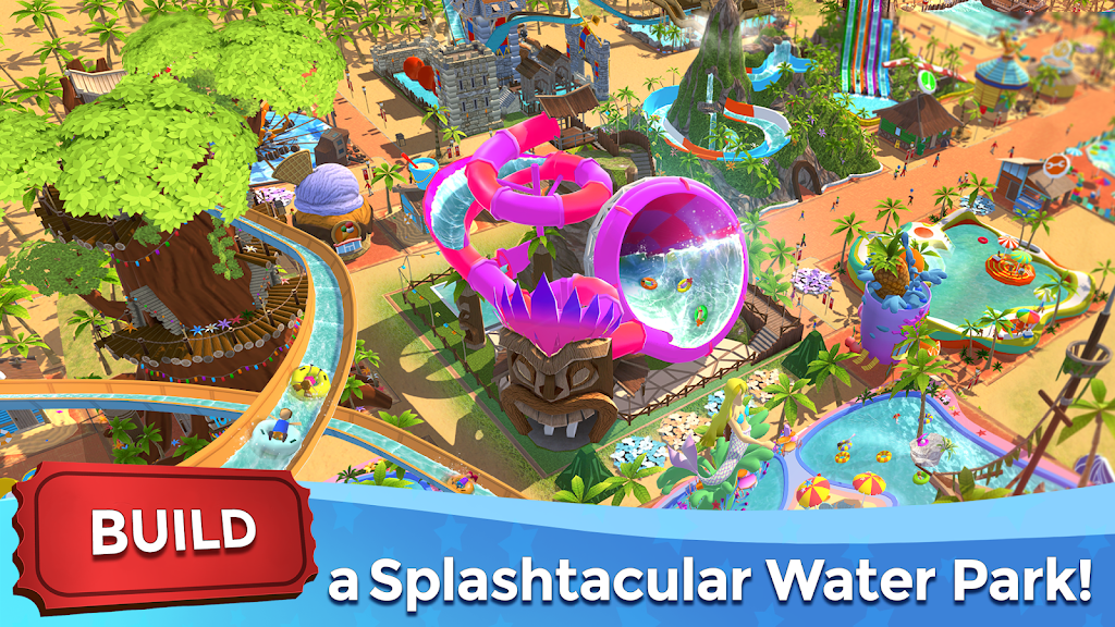 RollerCoaster Tycoon Touch Mod Apk v3.34.8(Unlimited Resources) Download