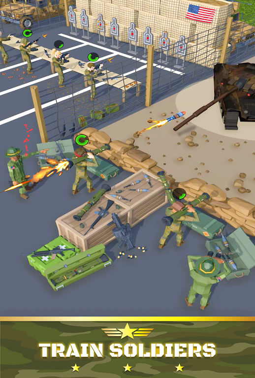 Idle Army Tycoon Military Base Mod Apk v0.2.3(Speed Hack/No Ads) Download