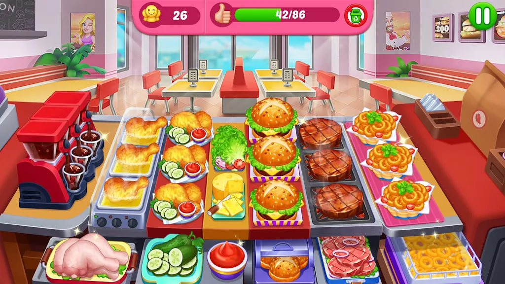 Crazy Cooking Diner Chef Game Mod Apk v1.09.0.1111(No Ads Free Rewards) Download