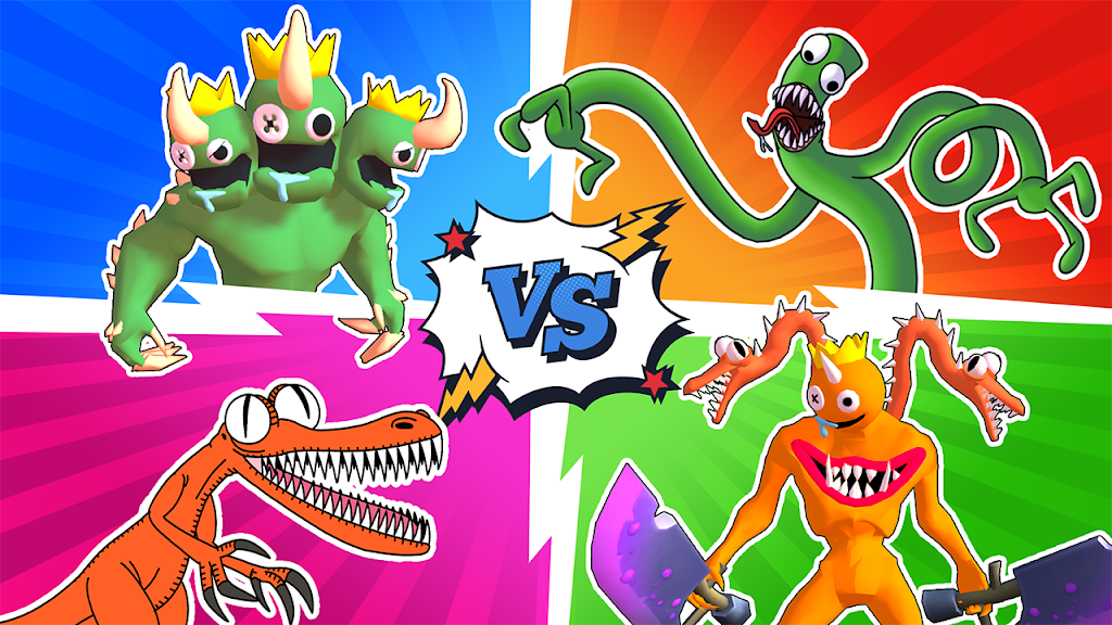 Monster Rampage Merge Rainbow Mod Apk v1.0.3(No Ads Free Rewards) Download