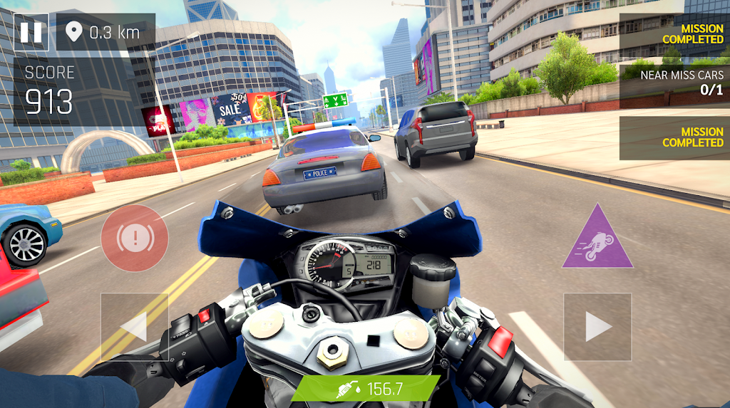 Real Moto Rider: Traffic Race Mod Apk v1.0.0(Speed Hack/No Ads) Download