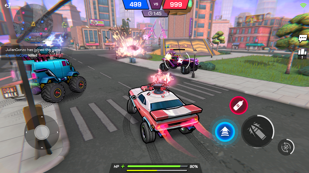 Battle Cars: Fast PVP Arena Mod Apk v1.26.130(Speed Hack/No Ads) Download