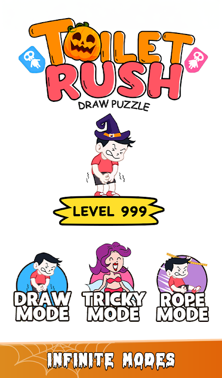 Toilet Rush Race Draw Puzzle Mod Apk v0.4(No Ads Free Rewards) Download