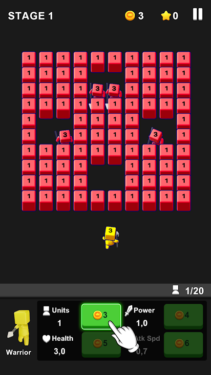 The Warrior: Age of War Mod Apk v1.3.4(Speed Hack/No Ads) Download