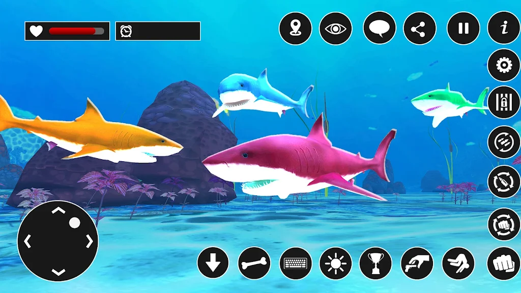 shark racing: sharks game Mod Apk v2.7(No Ads) Download