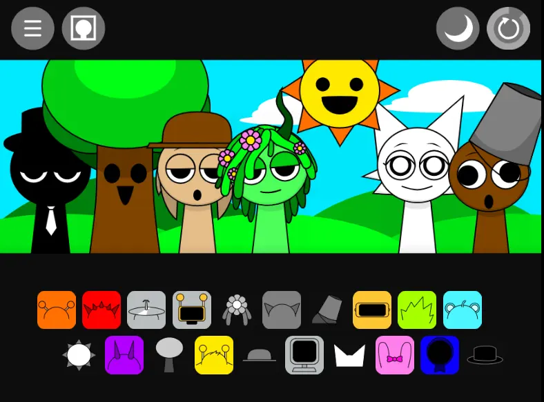 Sprunki - Night Mode Mod Apk v1.1.1(Modpack) Download